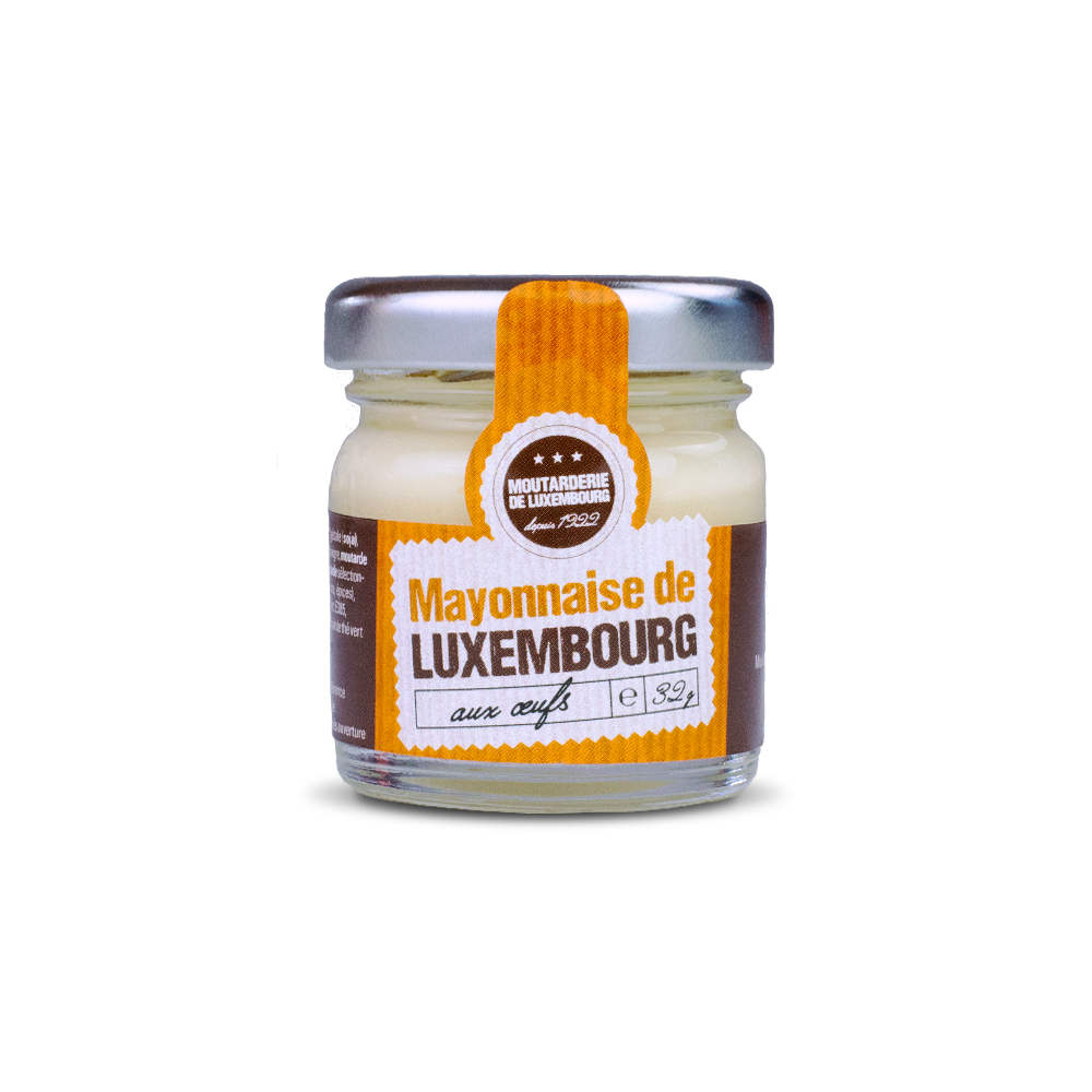 32 g mini-jar classic egg mayonnaise – Moutarderie de Luxembourg