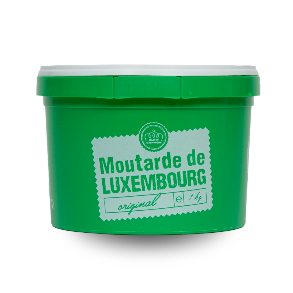 Mustard « Original » (bucket 1kg) – Moutarderie de Luxembourg